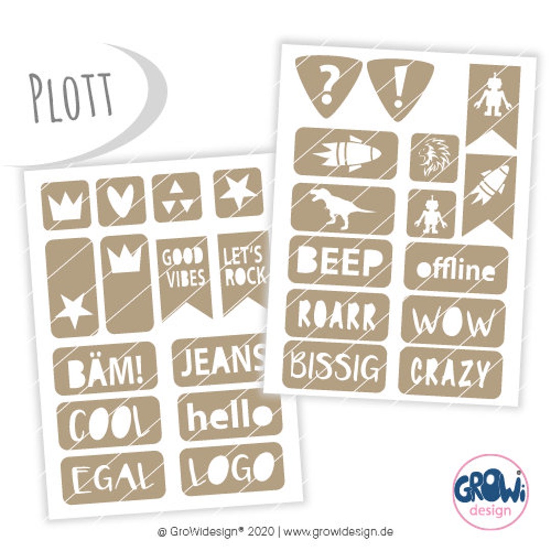Patches Labels Patch Plotter File Svg Dxf No.8 - Etsy