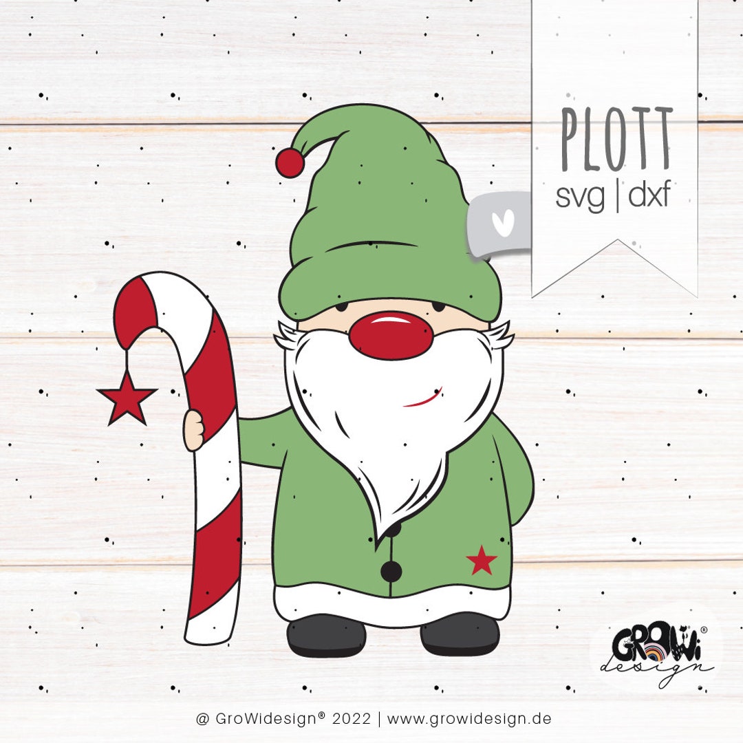 Plotter File Wichtel XMAS Svg Dxf - Etsy