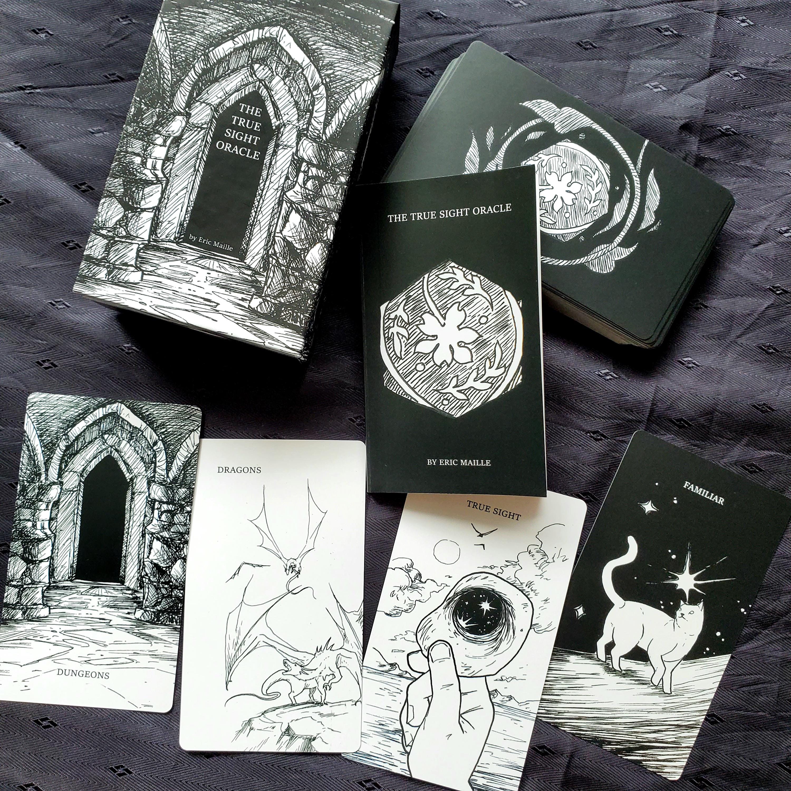 The True Sight Oracle Deck - 50 Hand-drawn Fantasy-inspired Oracle ...