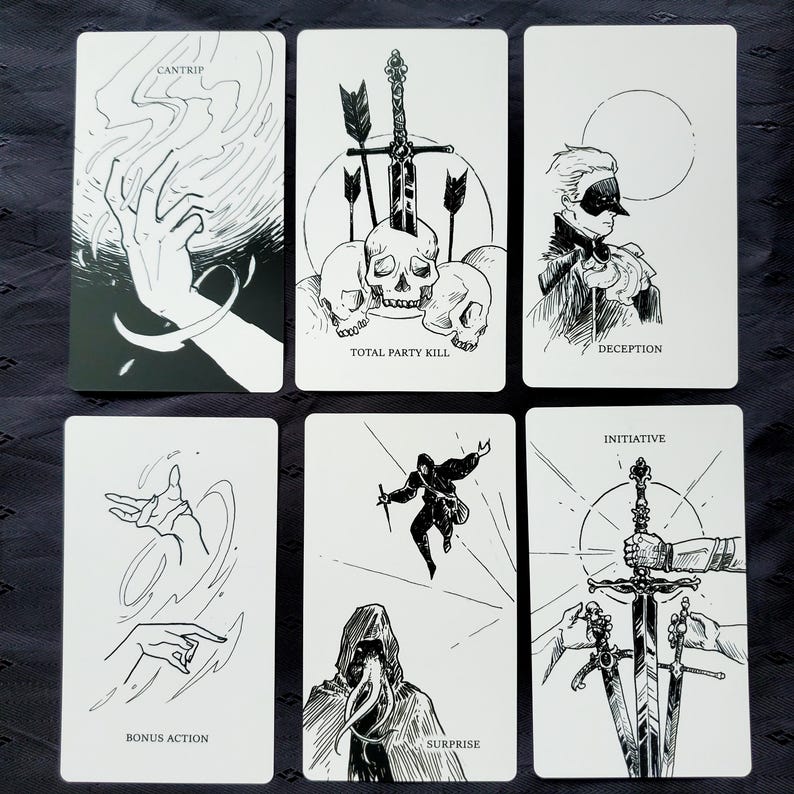 The True Sight Oracle Deck - 50 Hand-drawn Fantasy-inspired Oracle ...