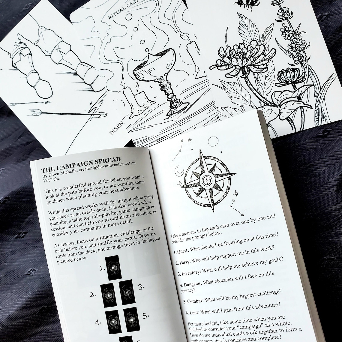 The True Sight Oracle Deck - 50 Hand-drawn Fantasy-inspired Oracle ...