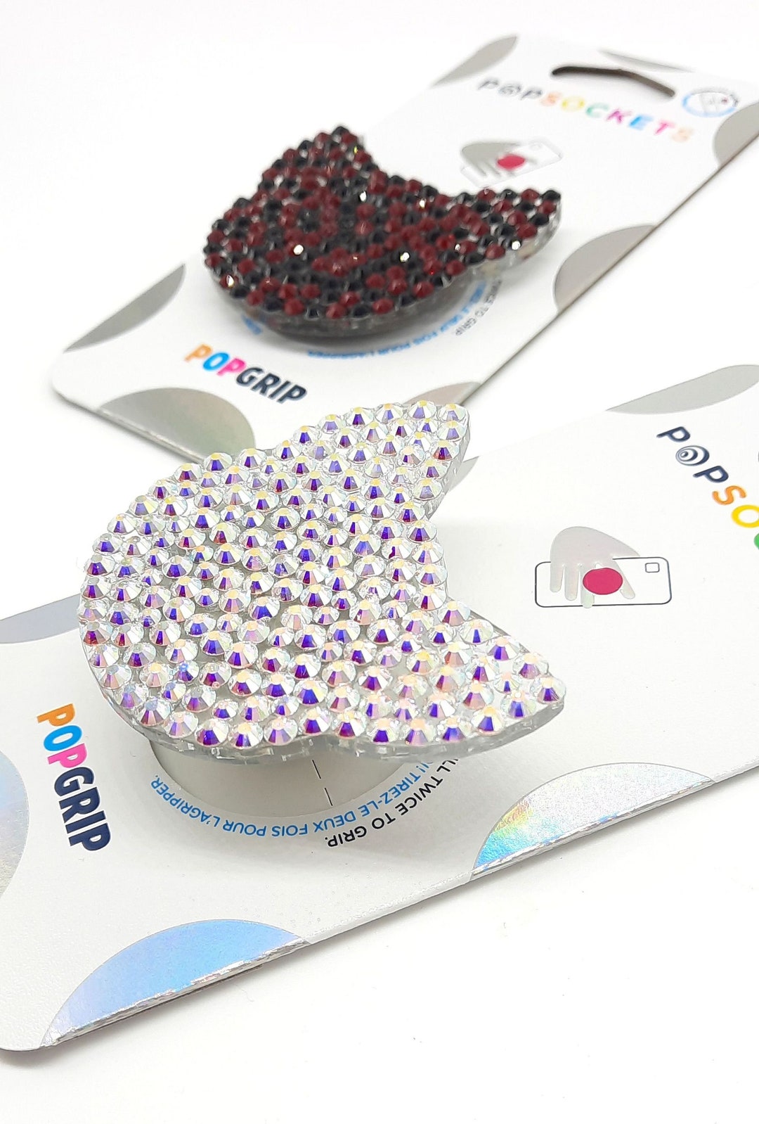 Swarovski Bling Cat Popsocket Made With Swarovski Crystals Popgrip - Etsy