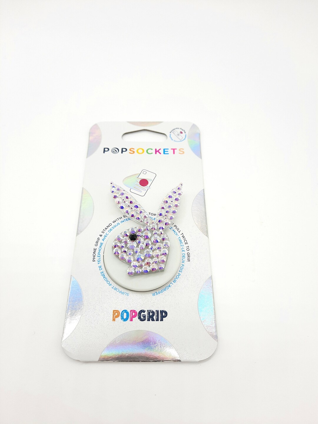 Swarovski Bling Playboy Popsocket Made With Swarovski Crystals Popgrip ...