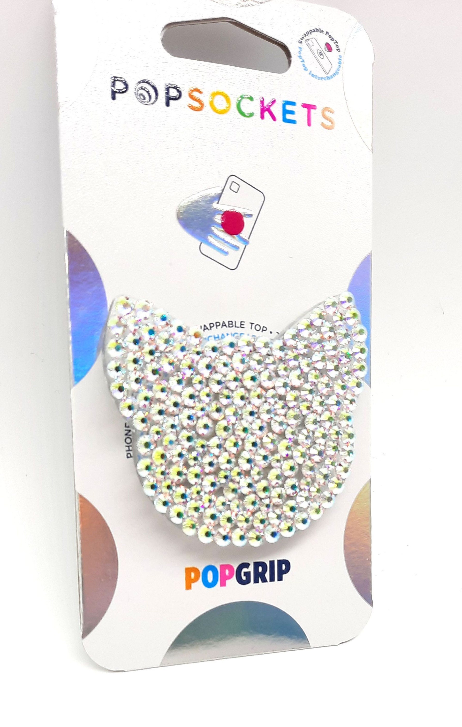 Swarovski Bling Cat Popsocket Made With Swarovski Crystals - Etsy