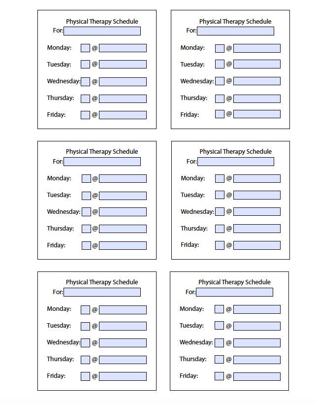 Printable Sticky Notes - Digital Download- OT Schedule Reminder - Etsy