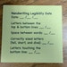 Sticky Note for Taking Handwriting Data- OT and Special Ed - Etsy