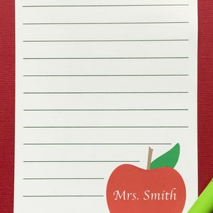 Customizable 4x6 Notepad for Educators-50 Sheets per Pad - Etsy