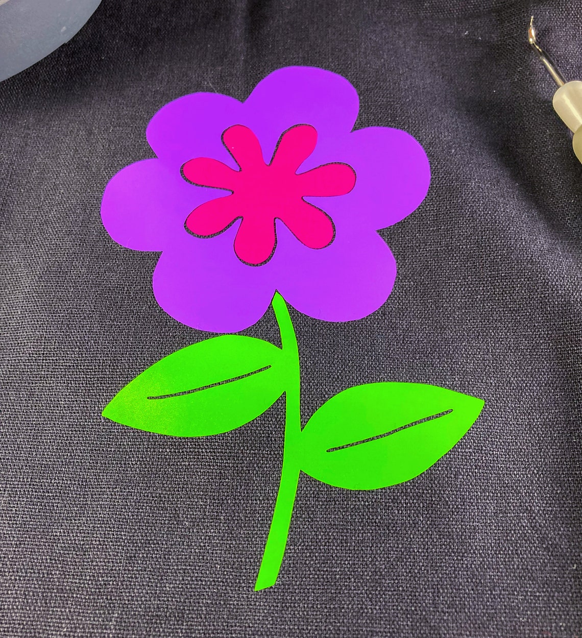 Modern Flower With Stem- Digital Download. Three Cut Layers for a ...