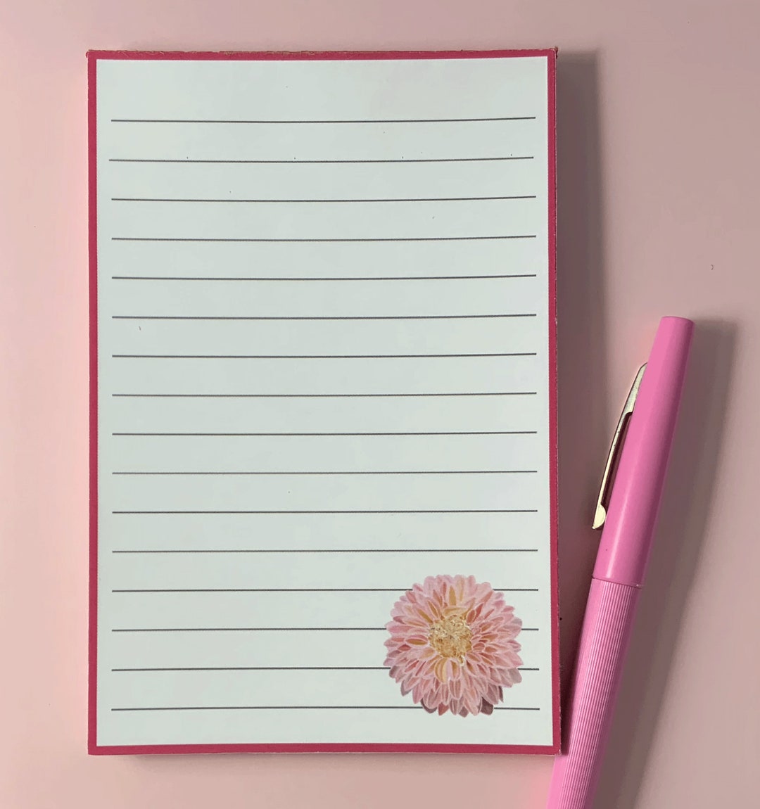 Handmade Notepad With Original Artwork 4"x6" Notepad - Etsy