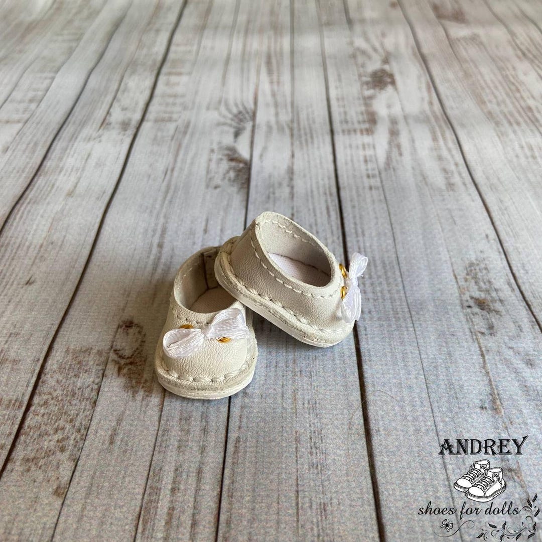 Shoes for Dumpling Meadow Doll Made of Genuine Leather - Etsy