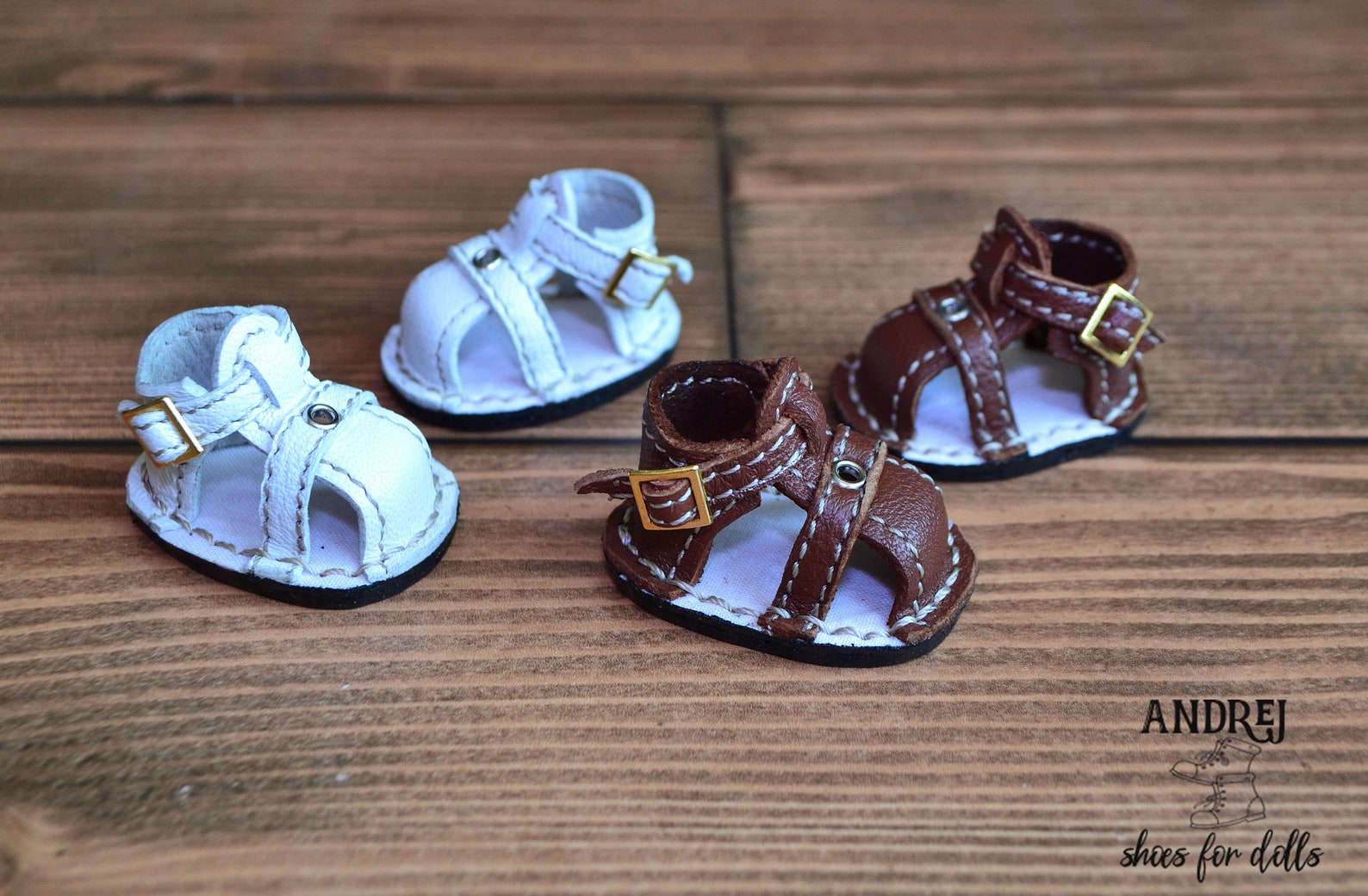 Dumpling Meadow Doll Shoes Made of Genuine Leather - Etsy