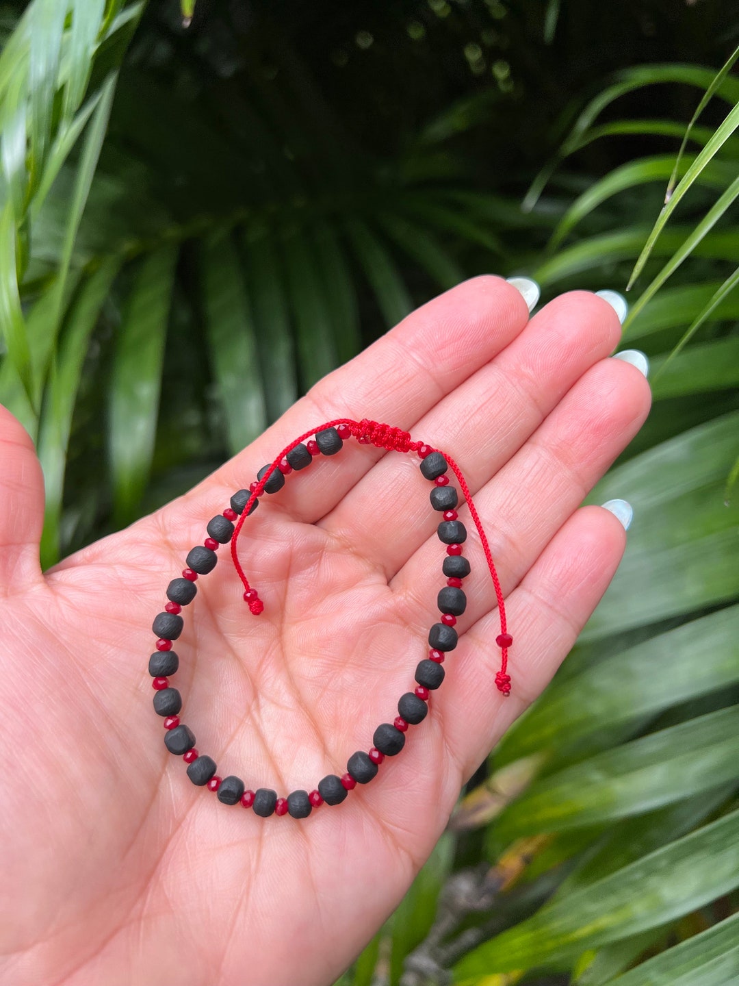 Handmade Azabache Bracelet With Red Beads: Baby Protection Jewelry - Etsy