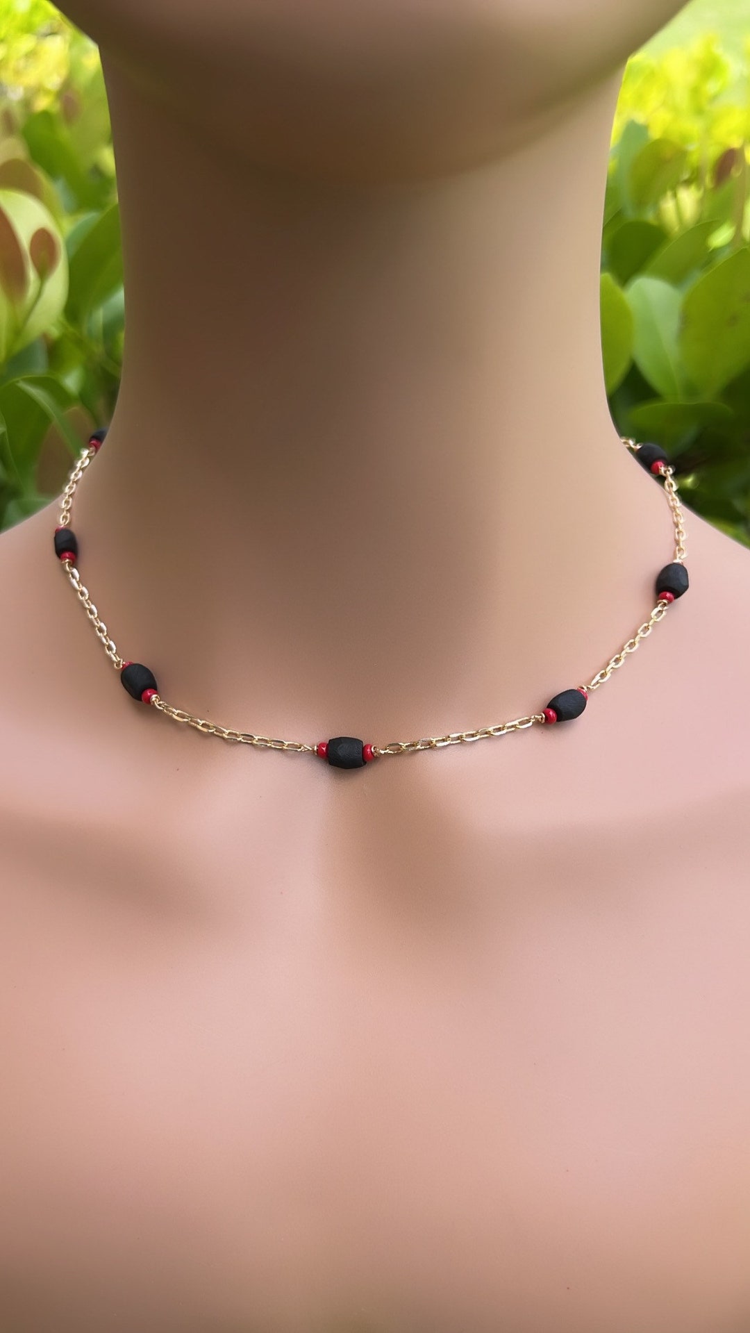 Azabache Necklace • Jet Stone Goldfilled Necklace • Jewelry for ...