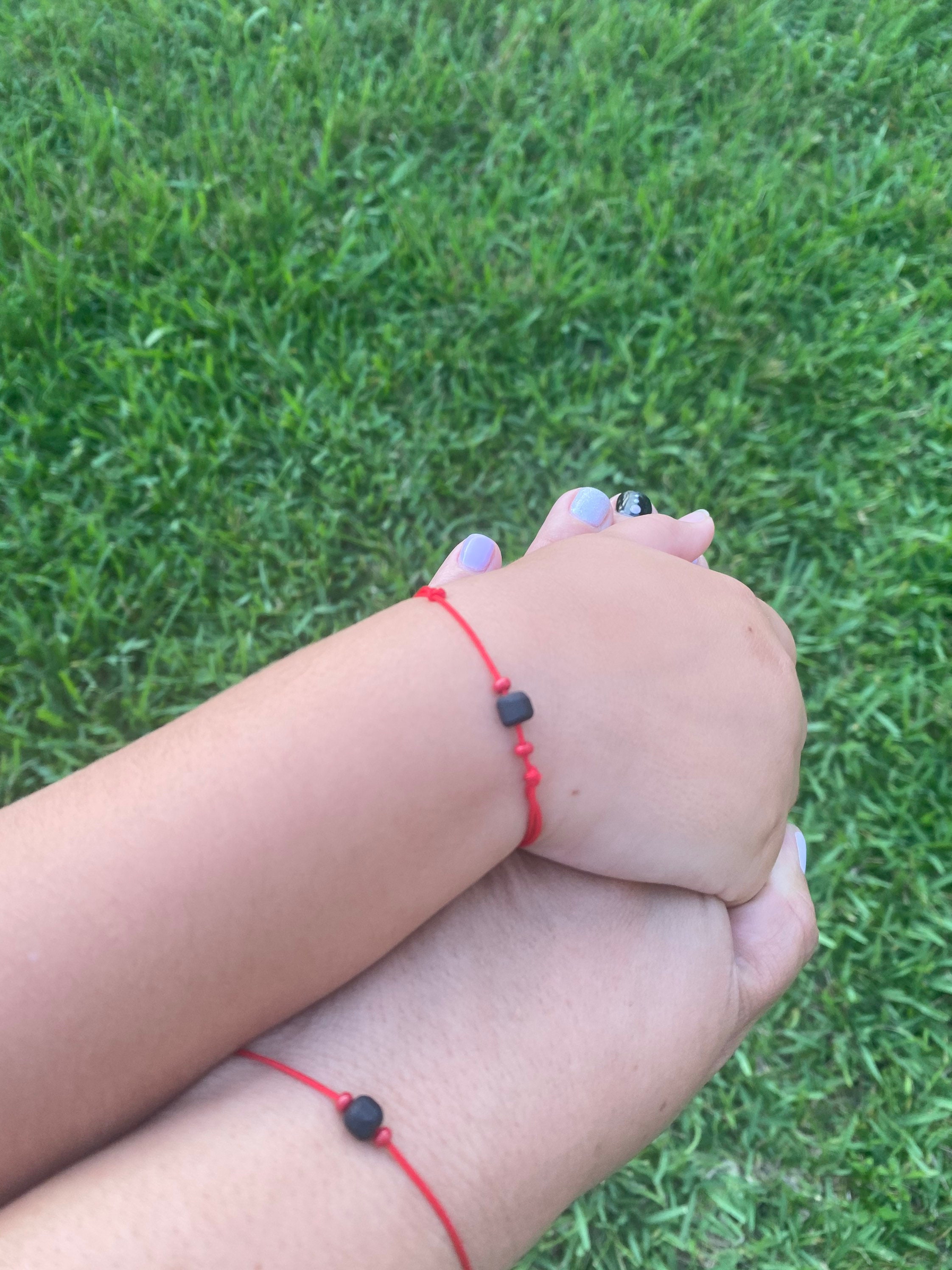 Mommy and Me Protection Bracelets Azabache Bracelets Jet - Etsy