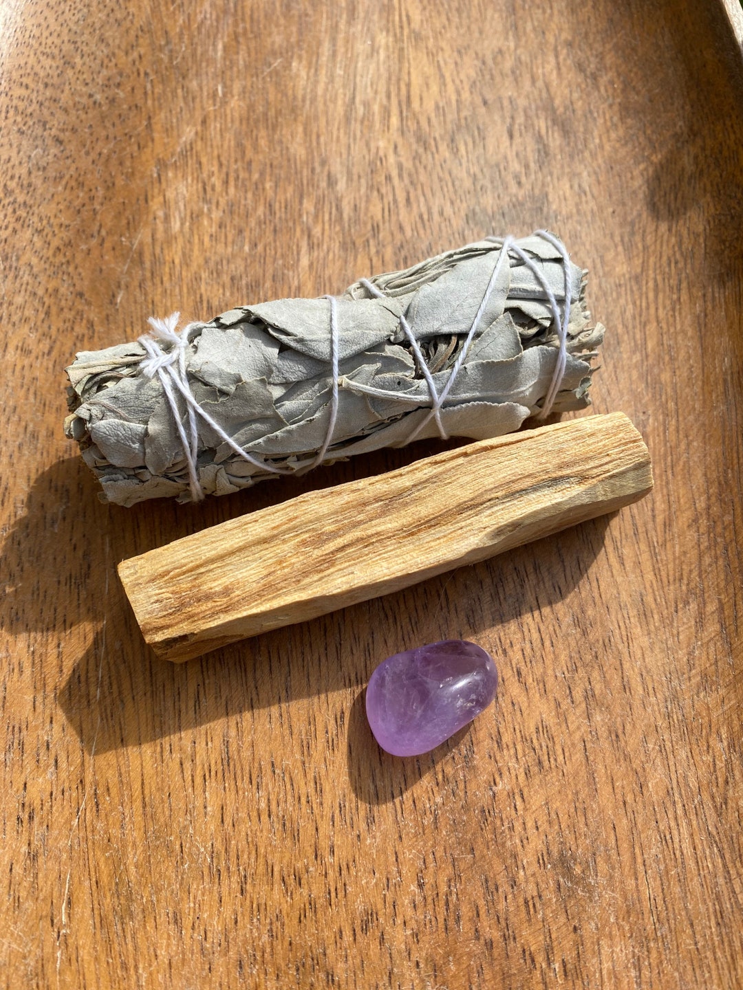 White Sage Smudge Kit , Palo Santo , Cleansing , Energy Clearing ...