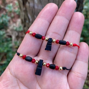 Genuine Azabache • Figa Amulet Bracelet• Mano De Azabache Pulsera ...