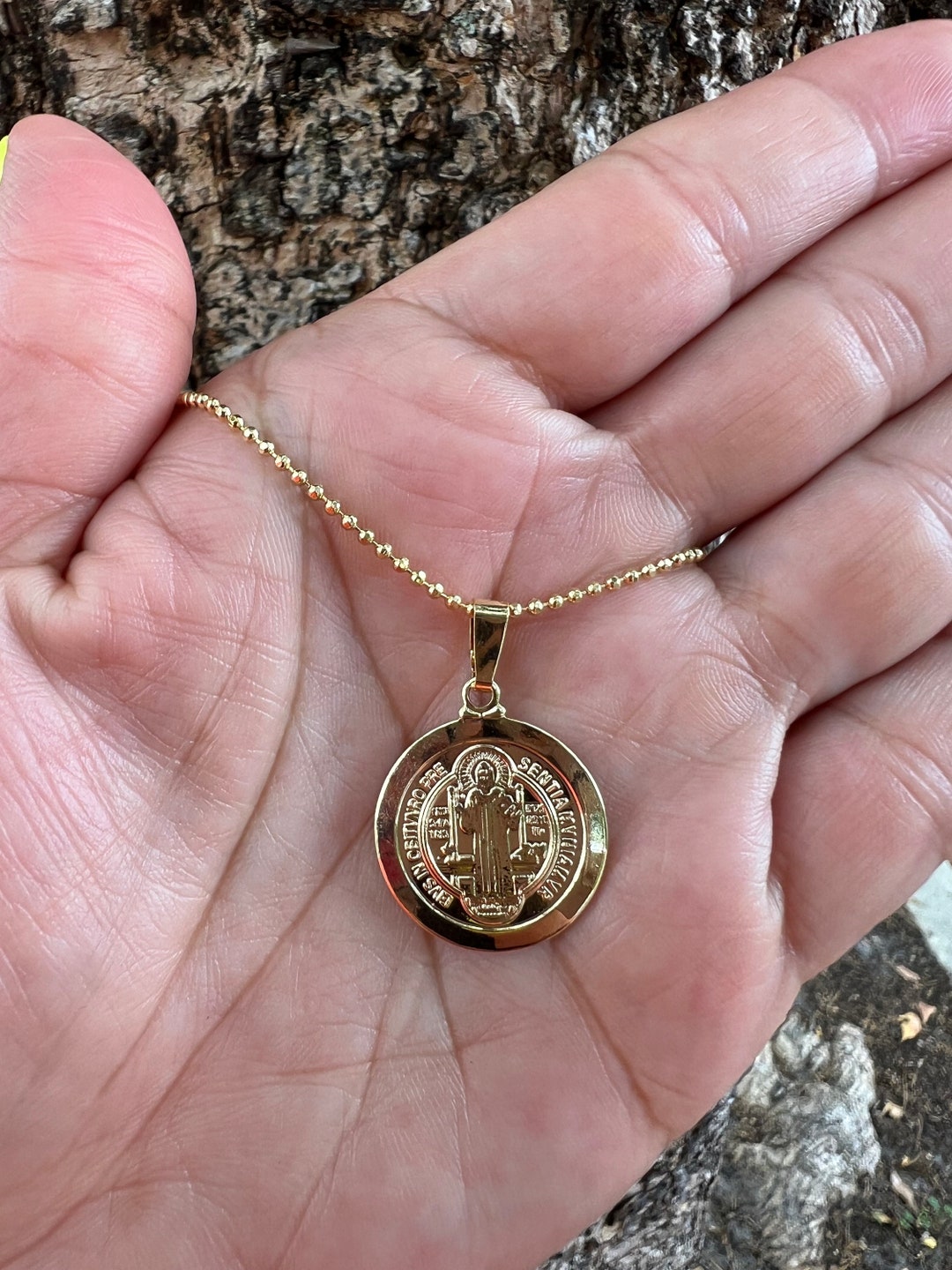 Saint Benedict Medal • Saint Benedict Necklace• Saint for Protection ...