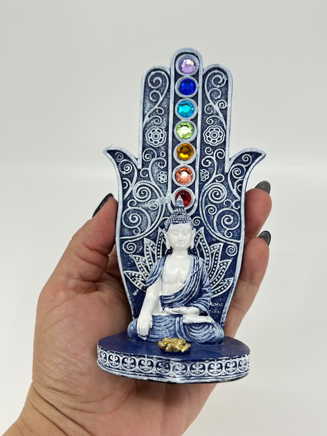 Hamsa Statue judaica Ornaments home Decor Hand of Fatima new Home Gift ...