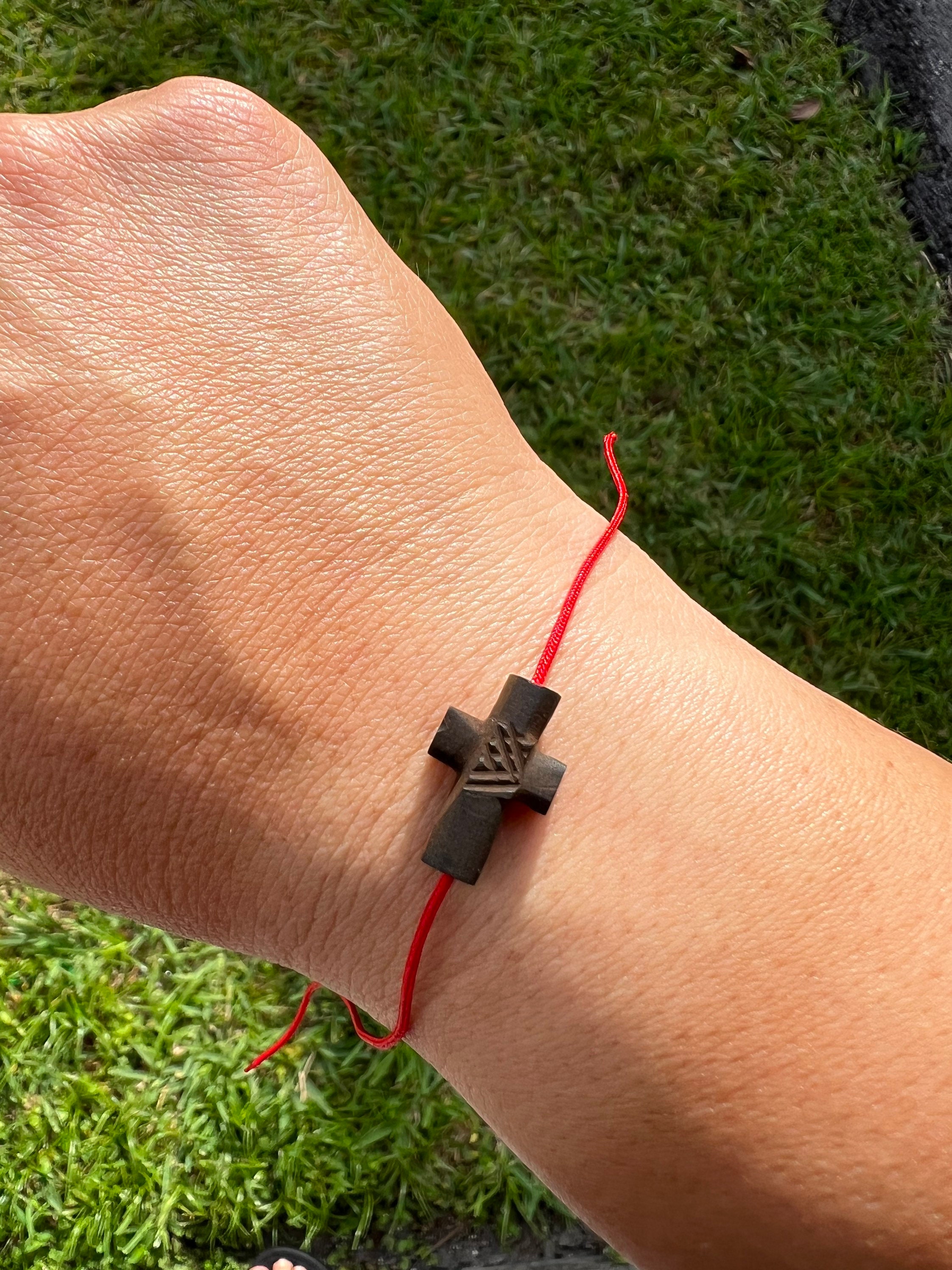 12 Pcs Genuine Azabache Cross Azabache Beads Jet Stone | Etsy