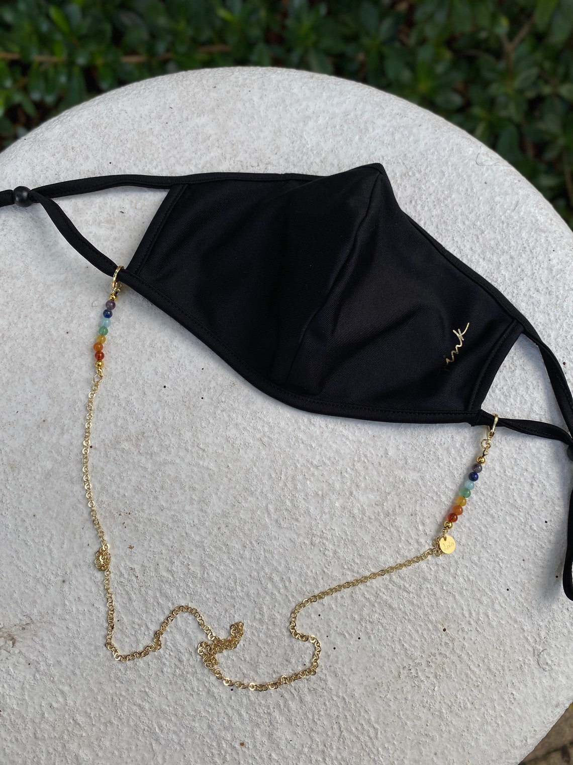 7 Chakras Face Mask Holder Face Mask Chain Face Mask - Etsy