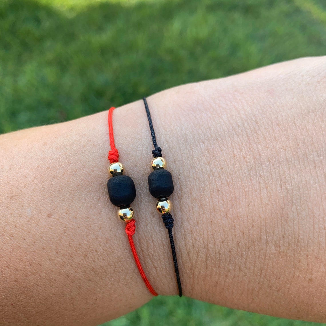 Genuine Azabache Red String black String Adjustable - Etsy