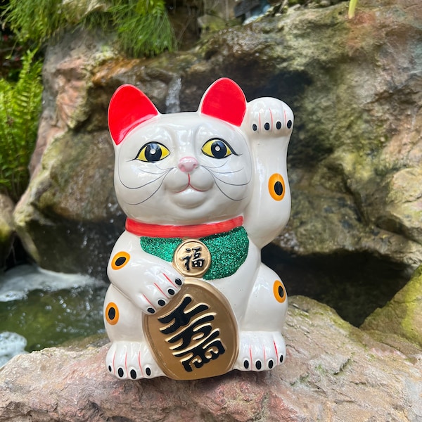 Lucky Cat Piggy Bank - Etsy