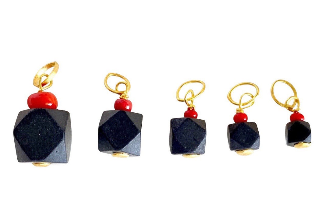 Genuine Azabache 10K Gold • Solid 10K Gold • Jet Stone Pendant ...