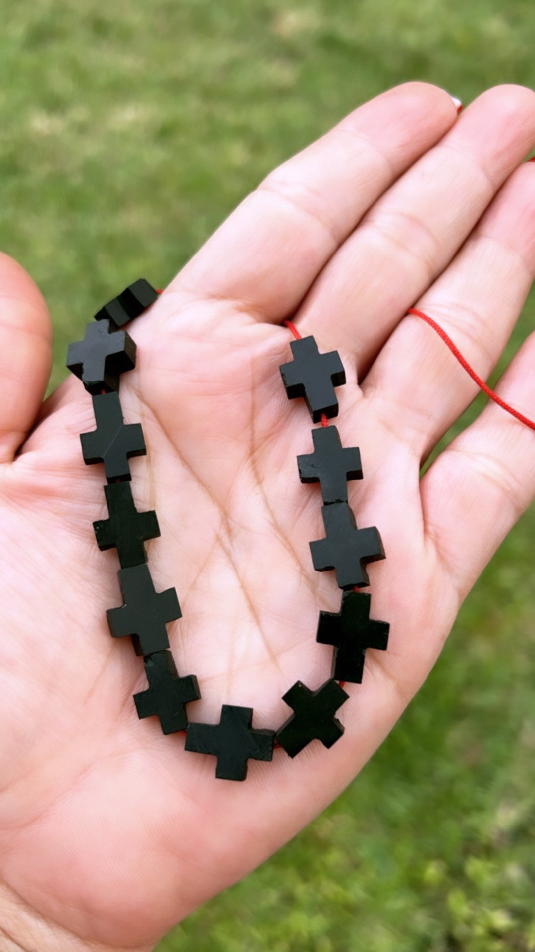 12 Pcsgenuine Azabache • Jet Stone Beads • Azabache Beads • Azabache ...