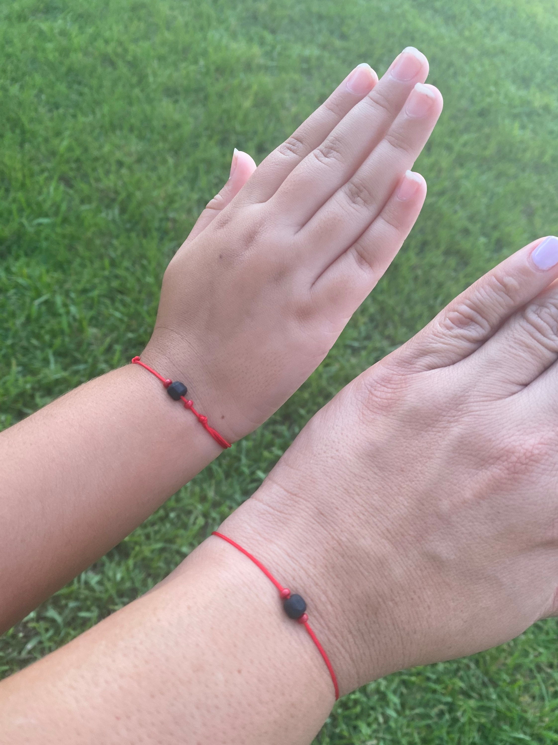 Mommy and Me Protection Bracelets Azabache Bracelets Jet - Etsy