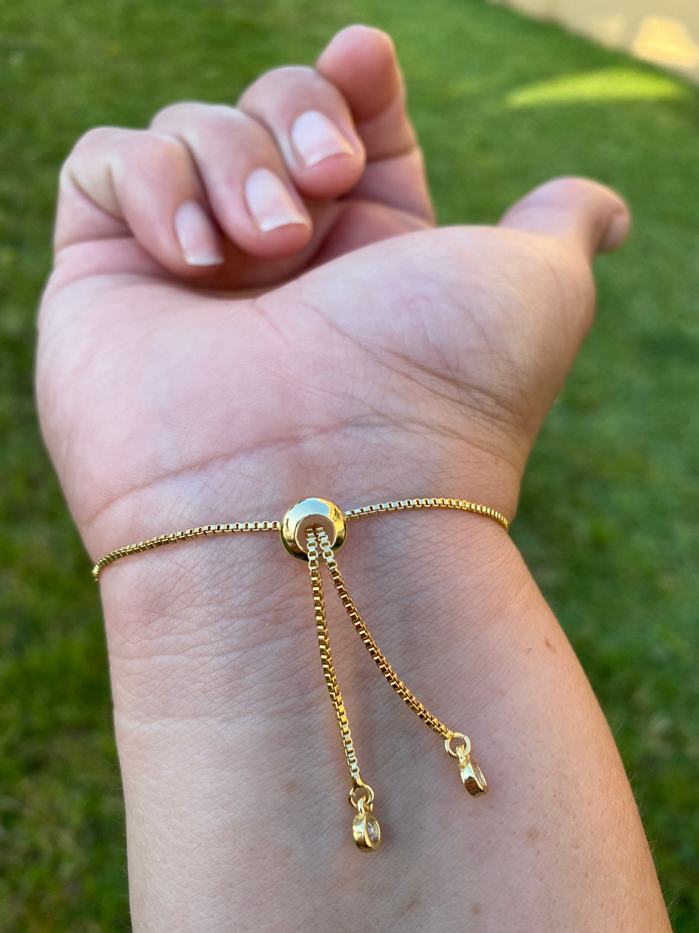 Maneki Neko Fortune Cat • Adjustable Chain Bracelet•good Luck Cat ...