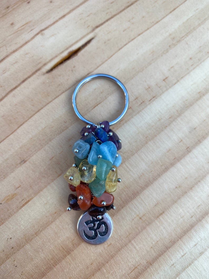 7 Chakra Keychain Gemstones Seven Chakras Bag Accessories - Etsy