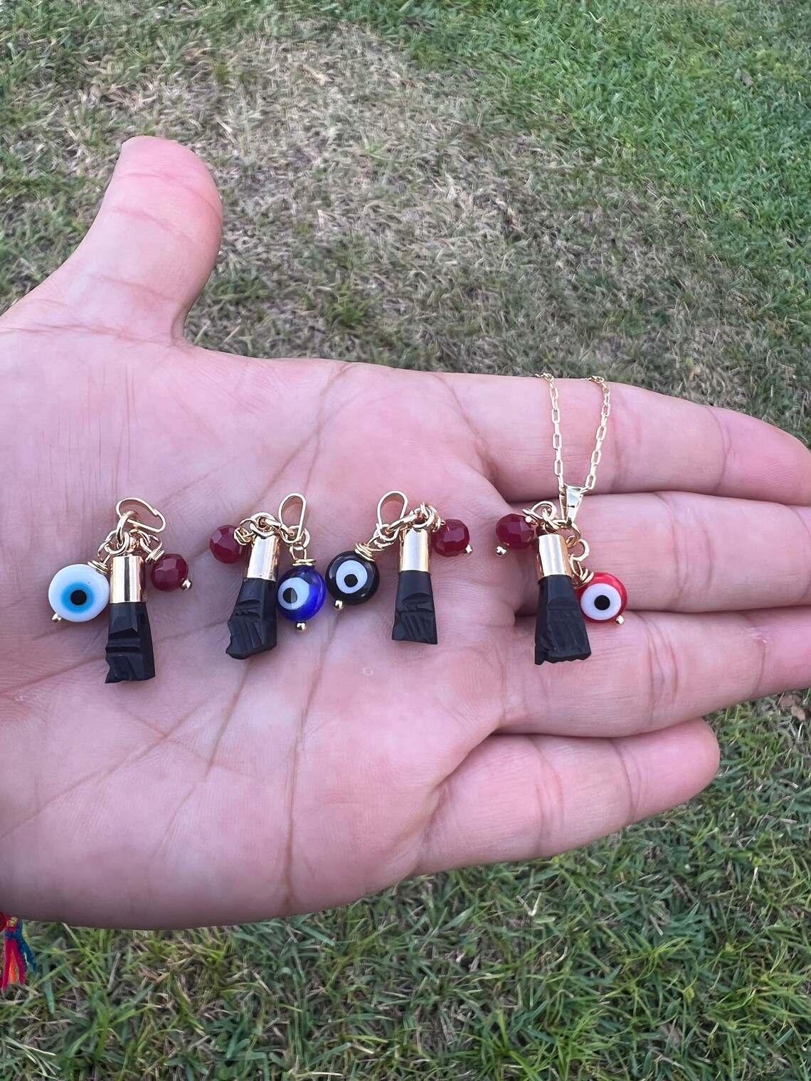 Genuine Azabache Pendant Amulet Pendant Protection Jewelry - Etsy