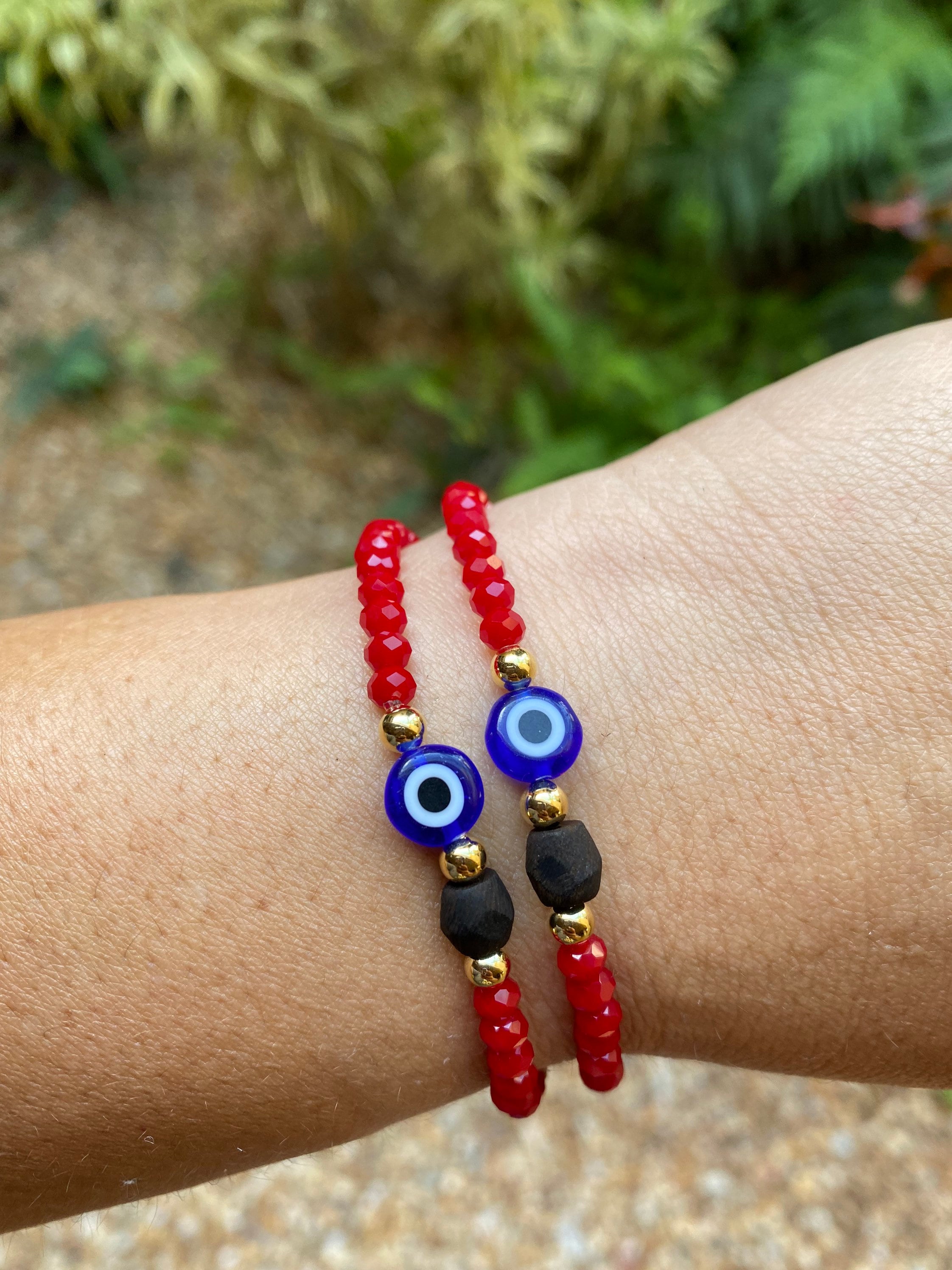 Azabache Protection Bracelet Azabache and Evil Eye Bracelet - Etsy