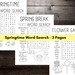 Printable Word Search | Spring Activity and Coloring Page | Printable ...