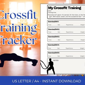 Printable Crossfit Training Tracker – Coach Planner & Athlete Workout ...