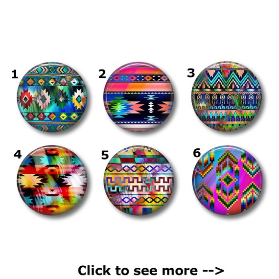 Native American Motif magnets or pins Choose your own set of | Etsy