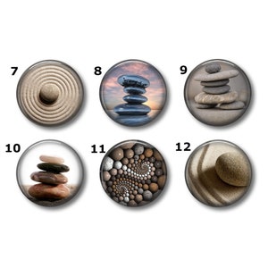Zen Magnets or Pins Choose Your Own Set of 6, Zen Buttons, Refrigerator ...