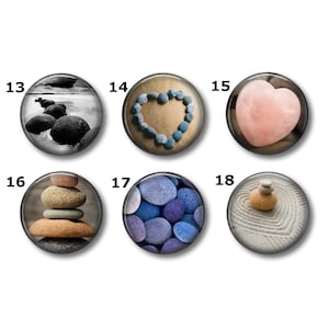 Zen Magnets or Pins Choose Your Own Set of 6, Zen Buttons, Refrigerator ...