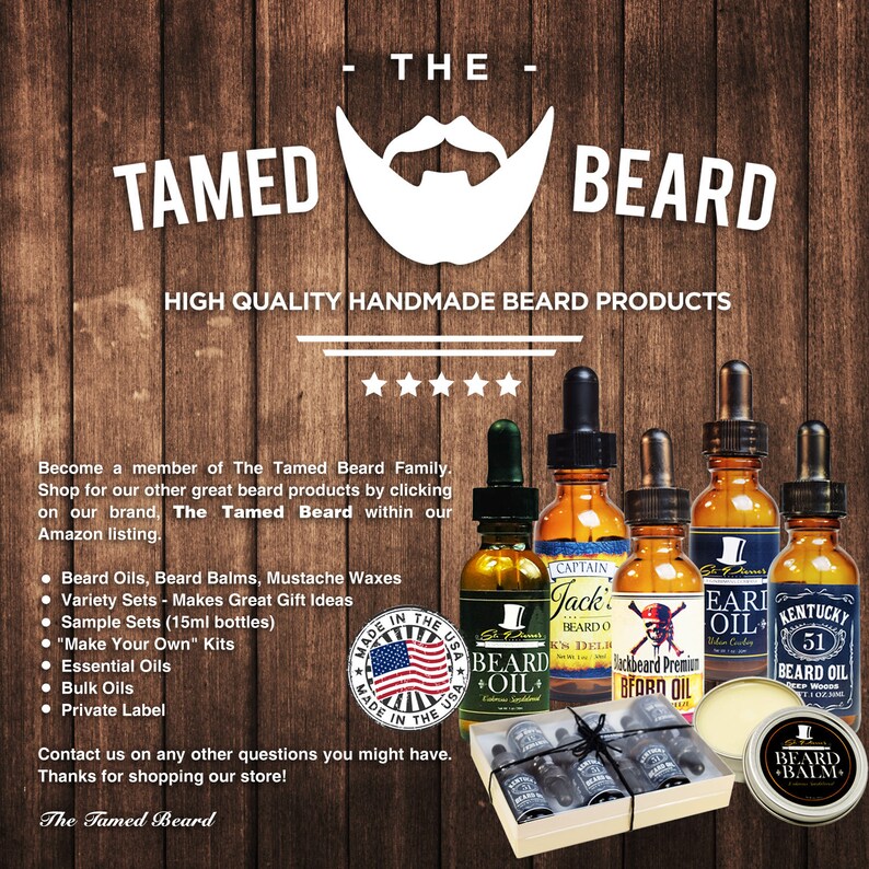 Kentucky 51 Premium Beard Oil and Conditioner for a Softer, Itch Free ...