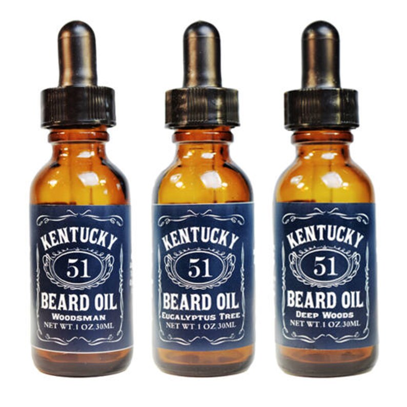 Kentucky 51 Premium Beard Oil and Conditioner for a Softer, Itch Free ...