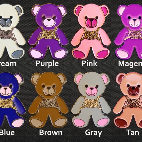 Teddy Bear Pin - Etsy