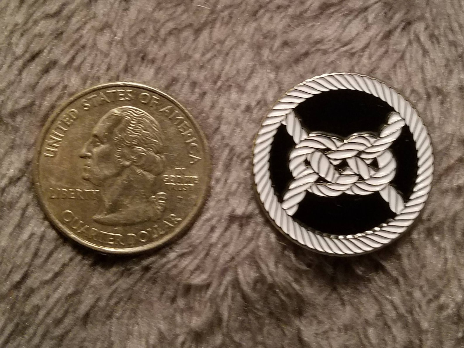 Shibari Enamel Rope Pin - Etsy