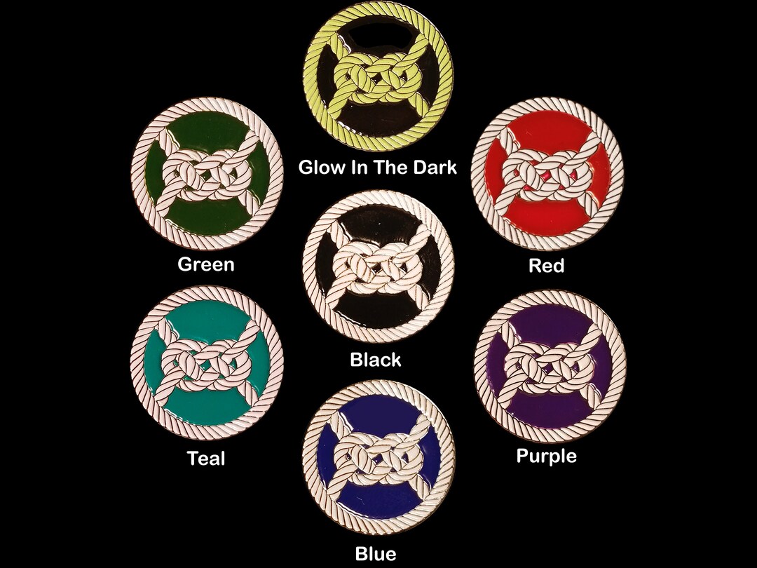 Shibari Enamel Rope Pin - Etsy