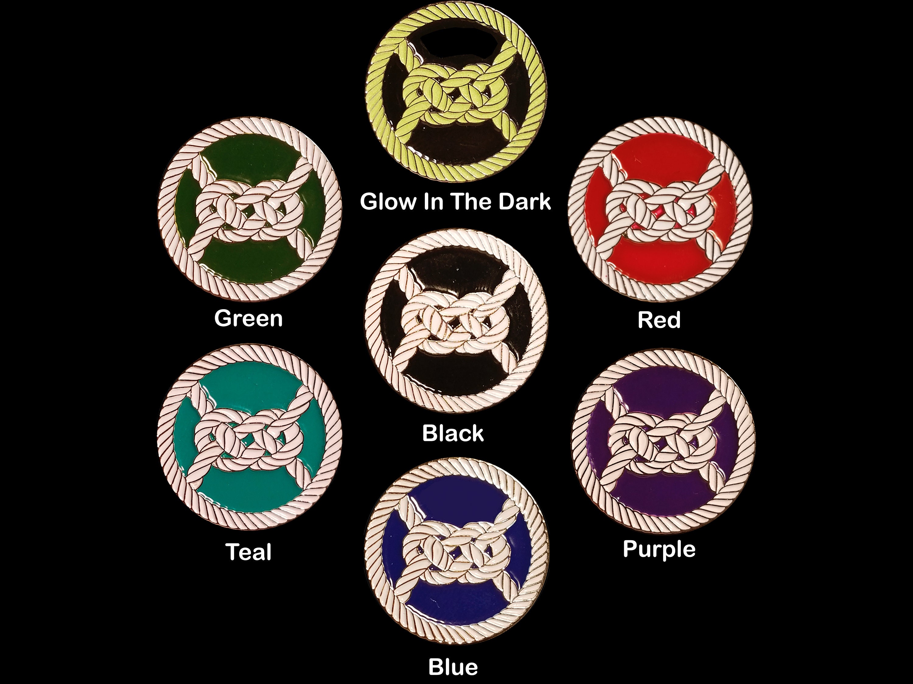 Shibari Enamel Rope Pin - Etsy