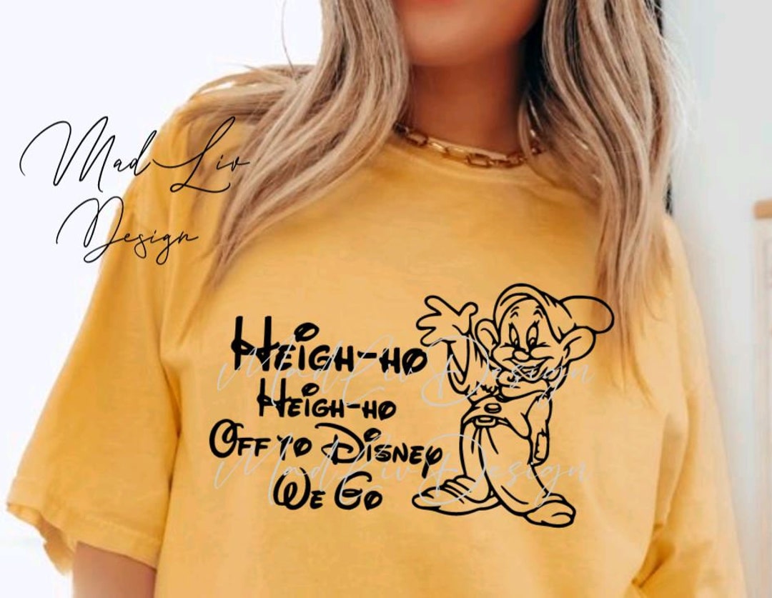 Heigh Ho Heigh Ho Svg Seven Dwarfs Svg Off To Mgk I Go Etsy