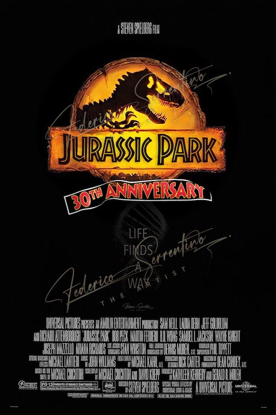 Jurassic Park Poster Fan