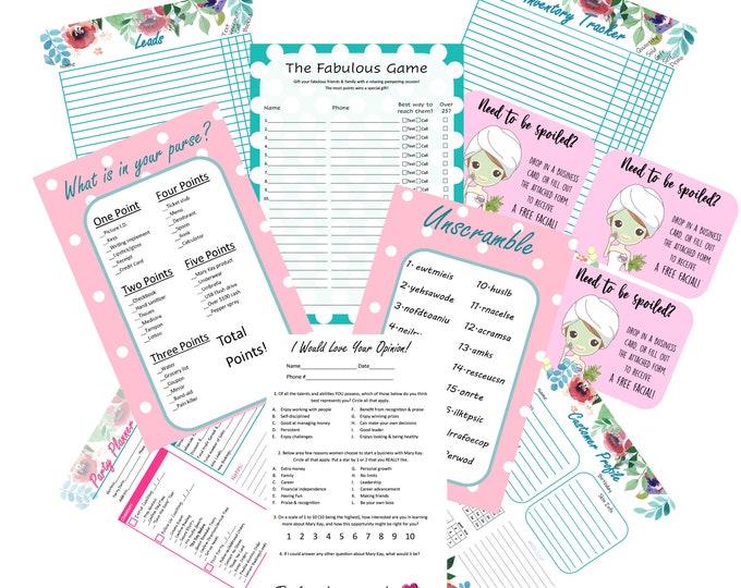Mary Kay Consultant Pack PDF - Etsy
