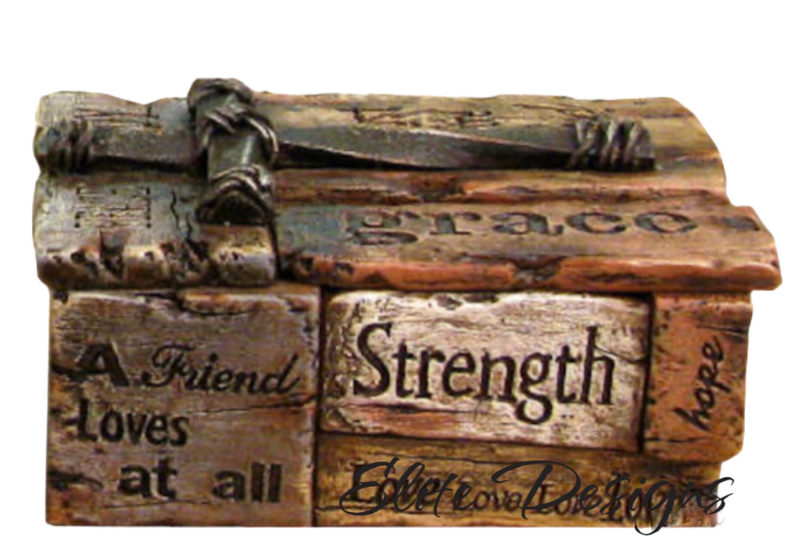 Bible Scripture Trinket Box 4.24x3x2 - Etsy