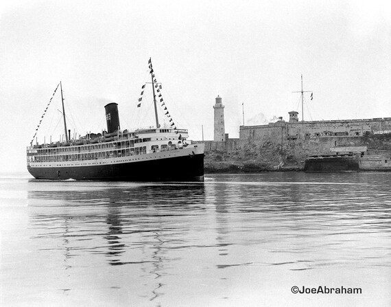 SS Florida Ship in Havana Harbor Havana Cuba Vintage | Etsy
