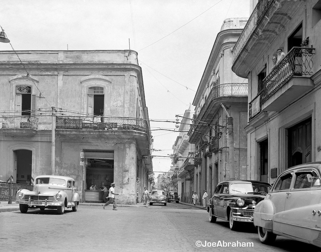 Merced Street, Havana, Cuba, Vintage Original Photograph, 1950's Photos ...